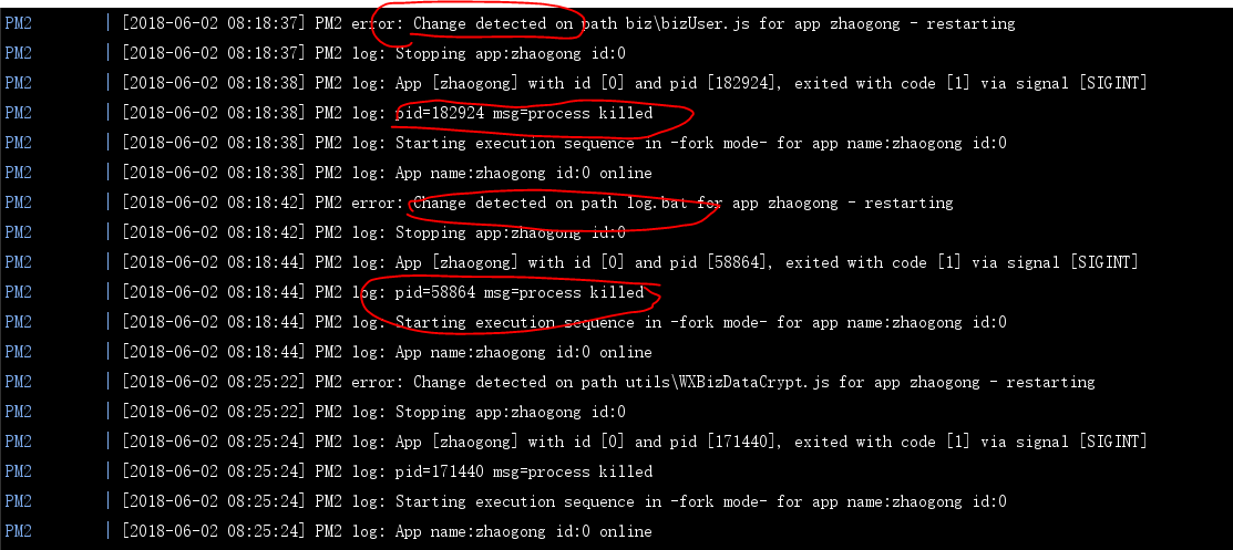 pm2 always restart unexpectly · Issue #3693 · Unitech/pm2 · GitHub