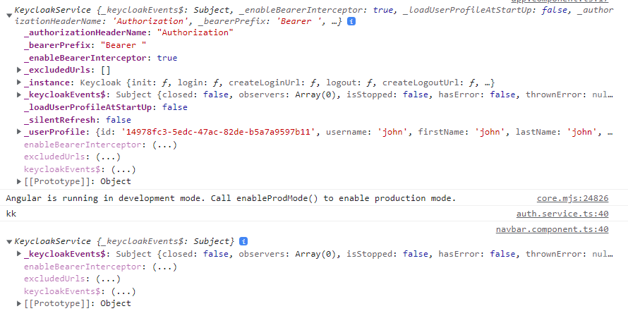 Unable to get KeycloakService working in lazy loaded modules. · Issue #368 · mauriciovigolo ...