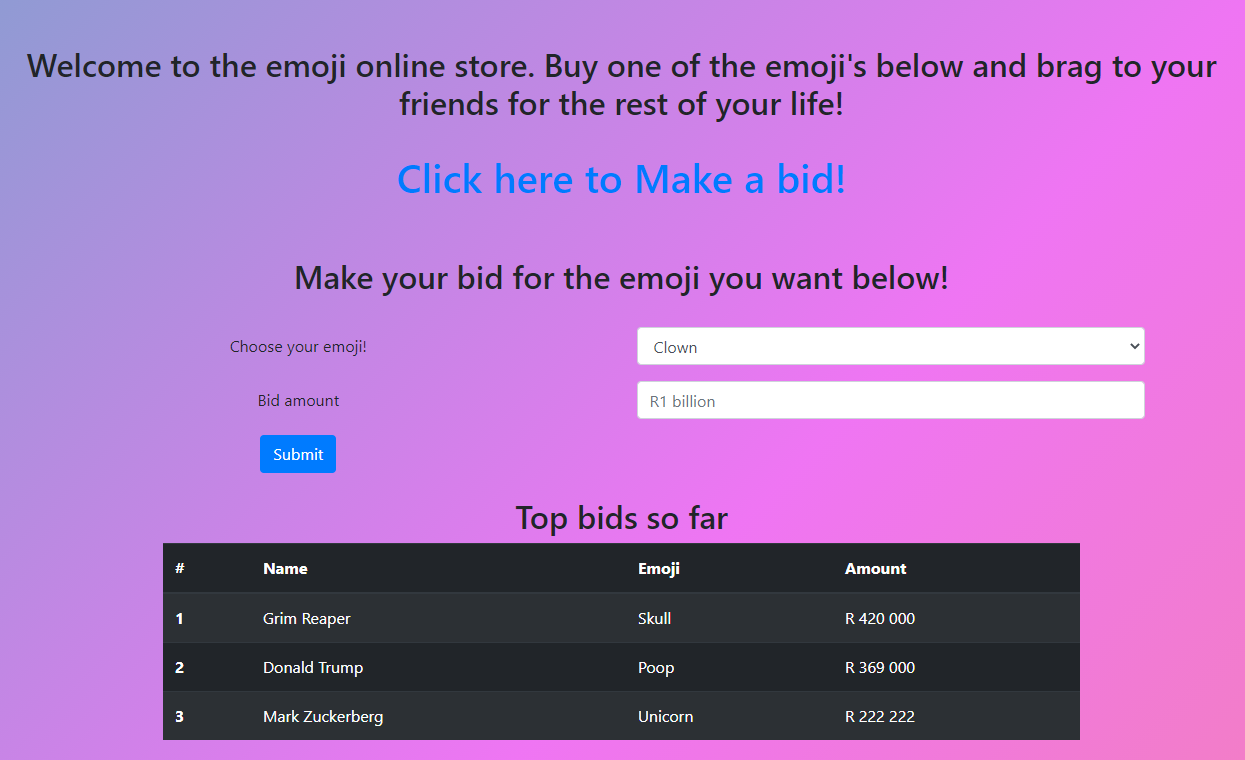 GitHub - BradleyLund/emojiEcommerce: A Concept store selling emojis ...