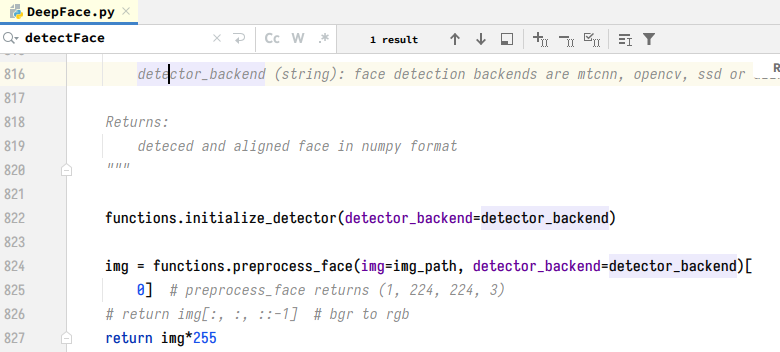 Wrong result of detectFace, a pure black image returned. · Issue #245 · serengil/deepface · GitHub