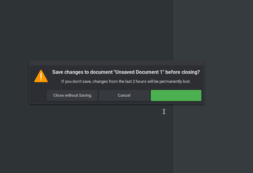 Xed close confirmation dialog - suggested button unreadable · Issue #158 · vinceliuice/Vimix-gtk ...