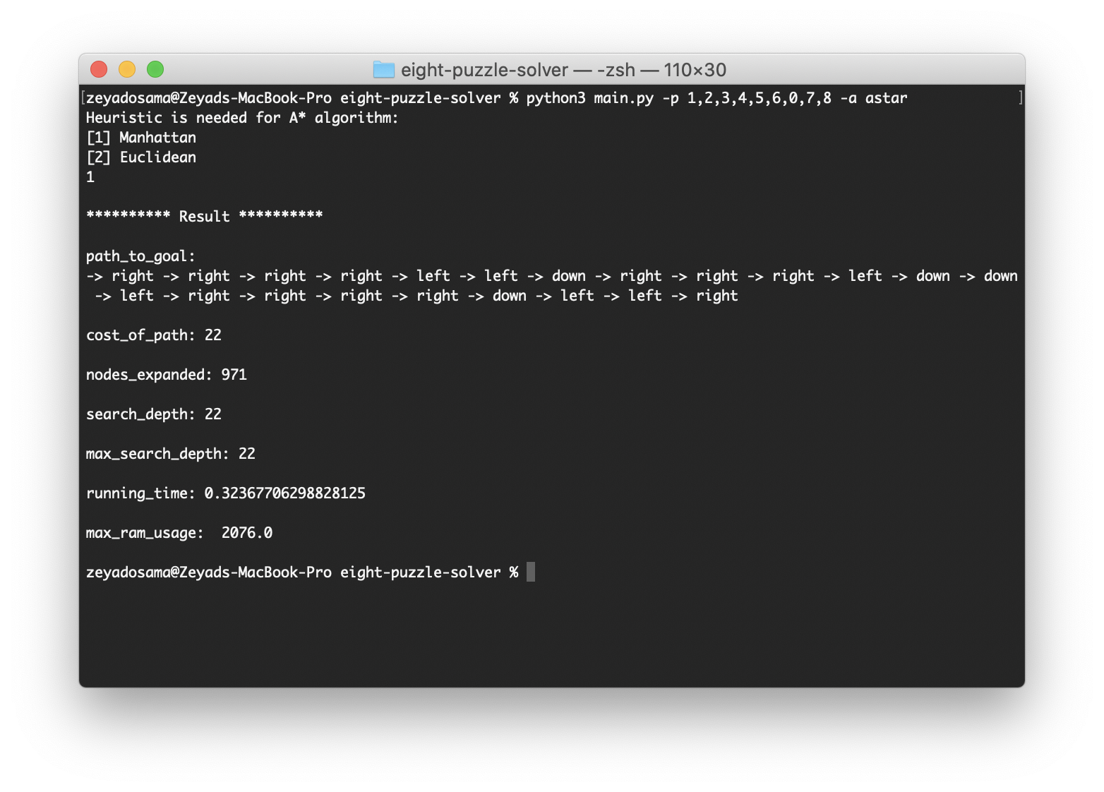 GitHub - ZeyadOsama/eight-puzzle-solver: Given a 3×3 board with 8 tiles ...