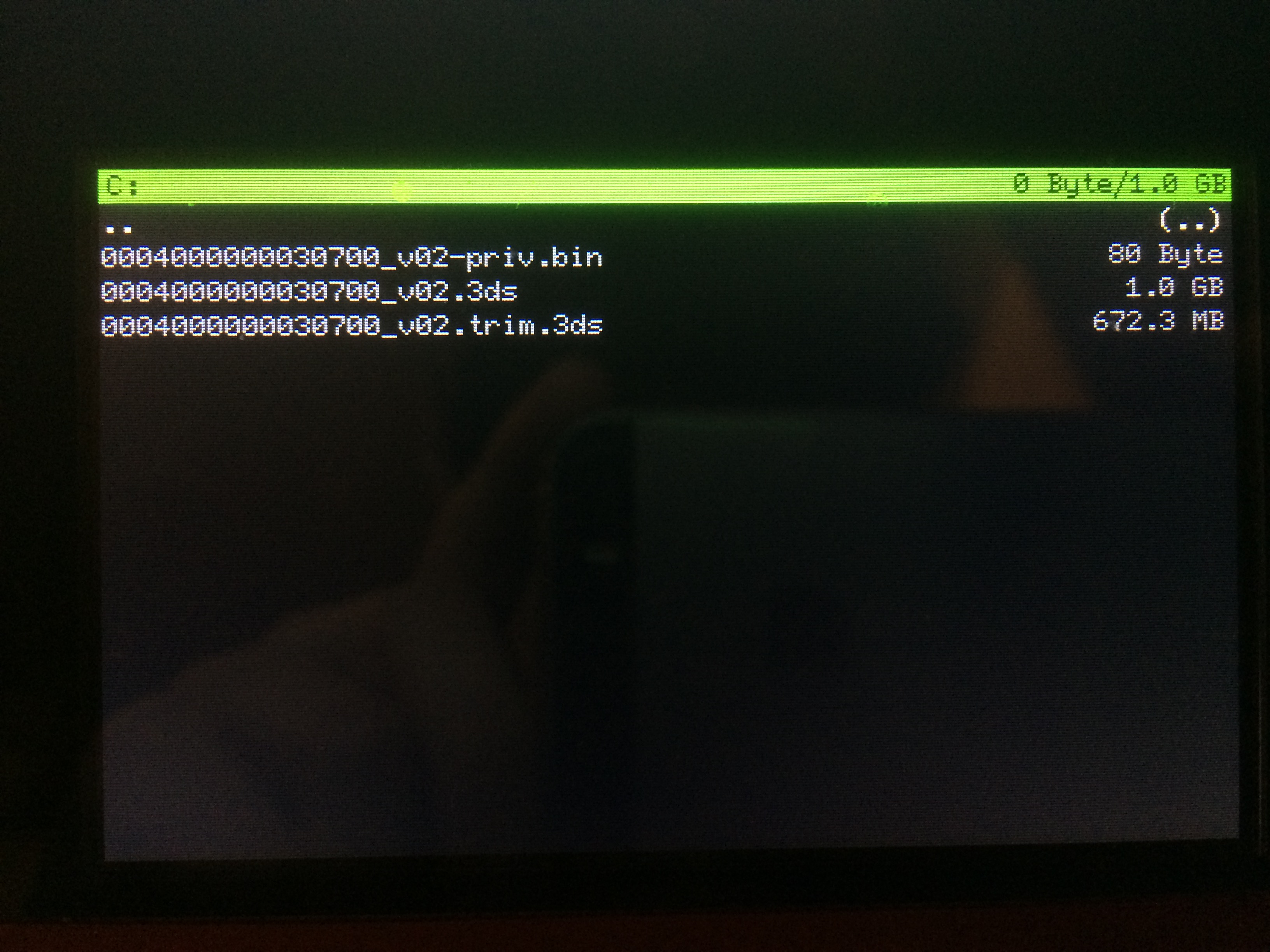 Feature Request: Gamecart writing · Issue #165 · d0k3/GodMode9 · GitHub