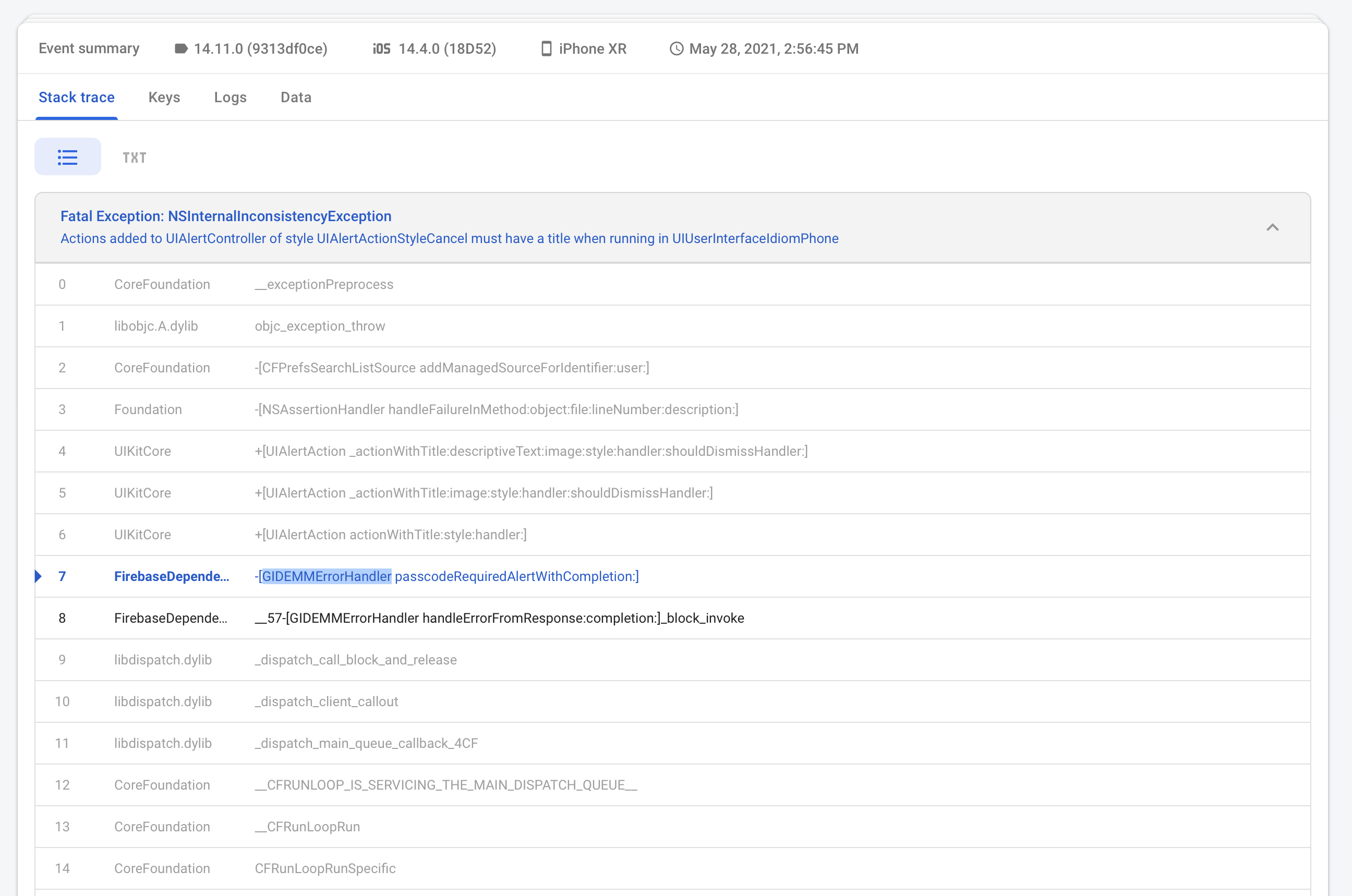 Crash with Google Sign In when no gmail app · Issue #8164 · firebase ...
