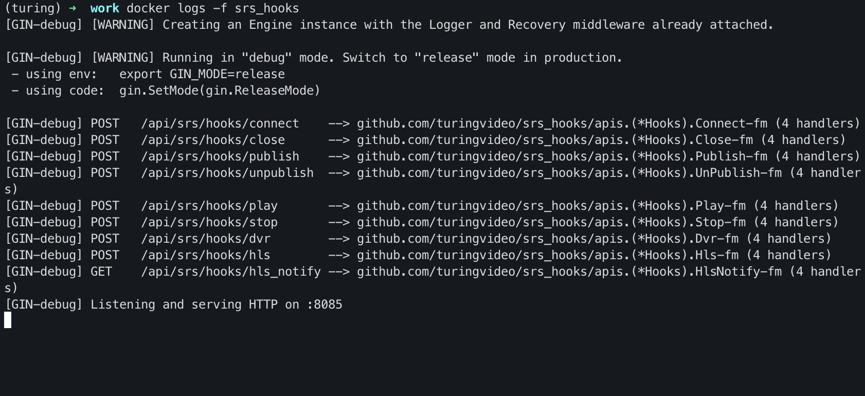 docker-compose starts srs and a standalone http hook server. In srs ...