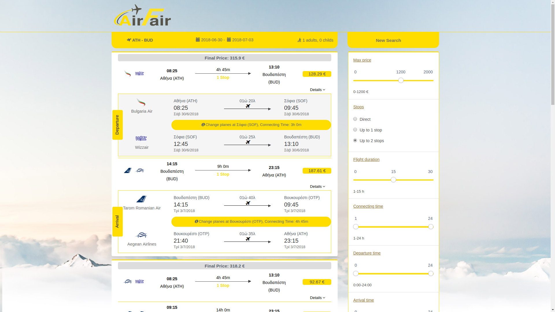 GitHub - kzoukas/Airfair-SpringBoot: Airfair is a Web App that searches for flight tickets. This ...