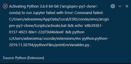 Cannot run Jupyter Notebook in VSCode · Issue #2587 · microsoft/vscode-jupyter · GitHub