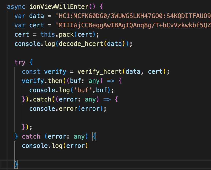 Verification with RSAEncryption throws error · Issue #2 · ehn-dcc-development/eu-dcc-verifier ...