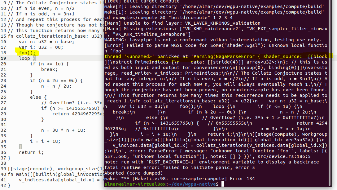 Errors in shader code show complete source code instead of nice Naga errors · Issue #127 · gfx ...