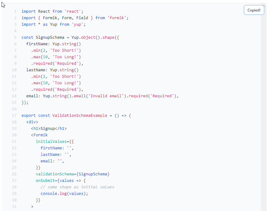 Validate form using yup · mantinedev · Discussion #3234 · GitHub