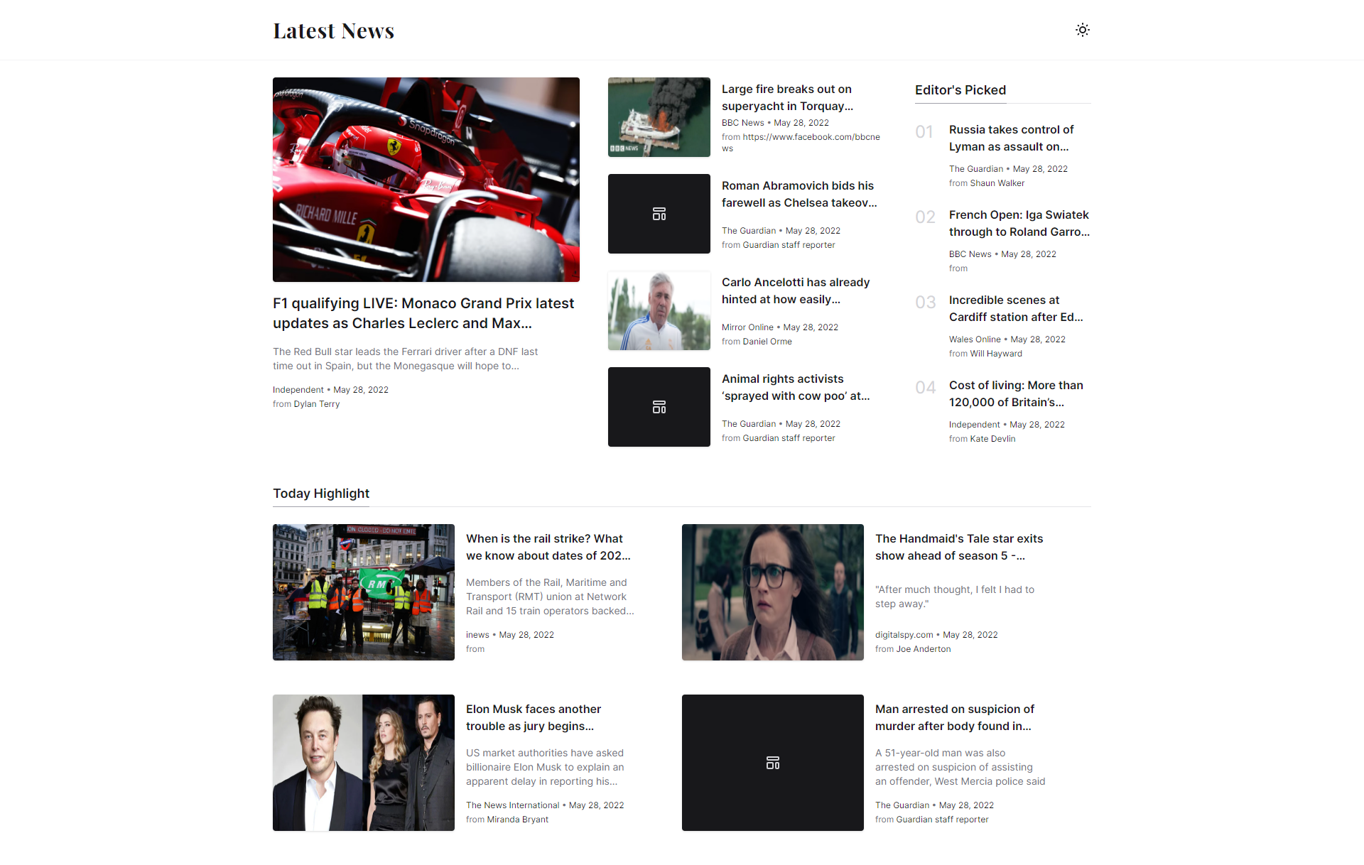 Github Emirhanwsd Latest News News App Design
