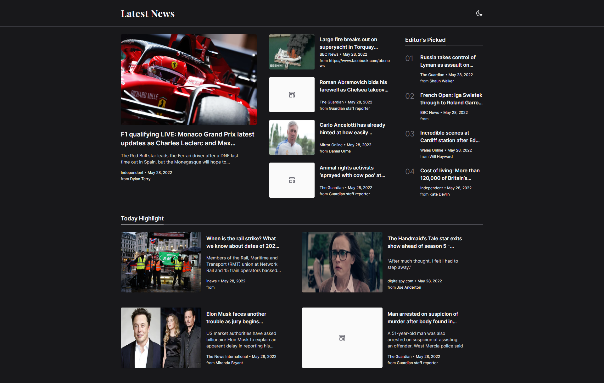 Github Emirhanwsd Latest News News App Design