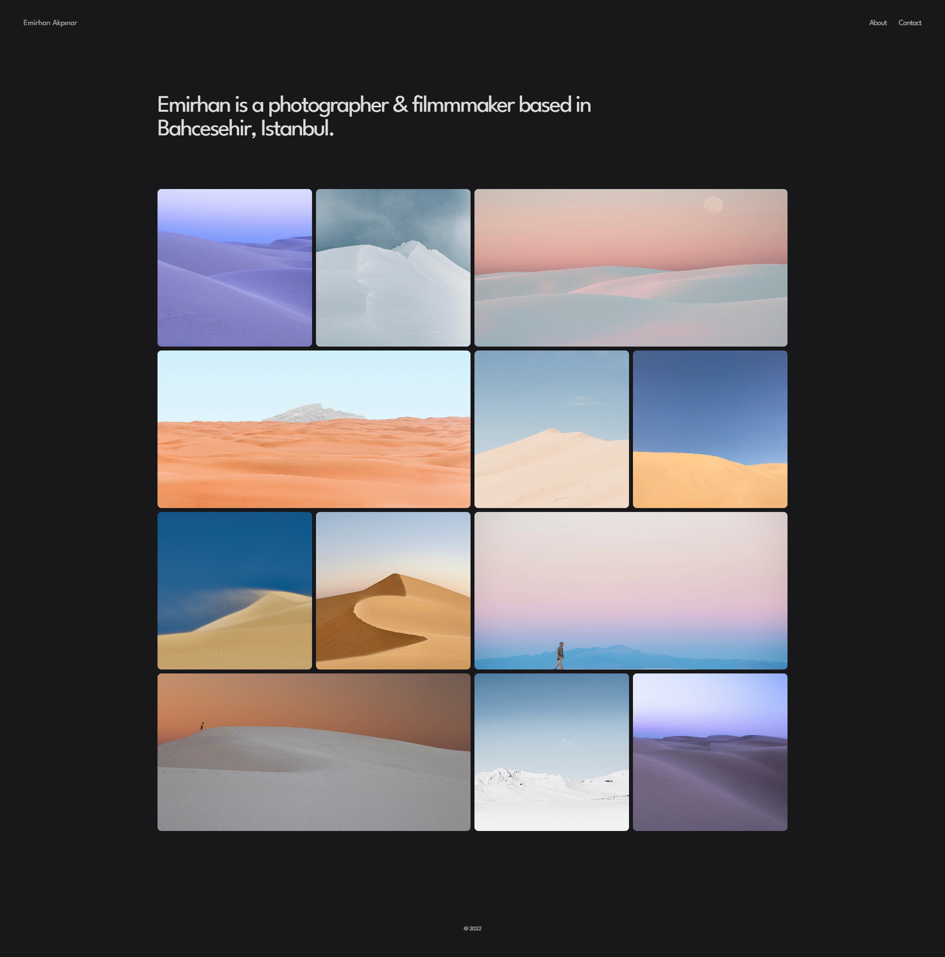 Github Emirhanwsd Gallery Gallery Page Design