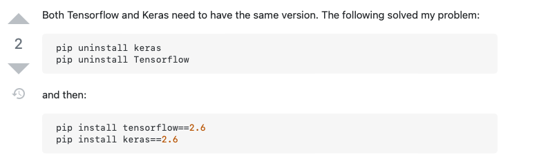 Unit tests down, tensorflow reporting double metric install · Issue ...