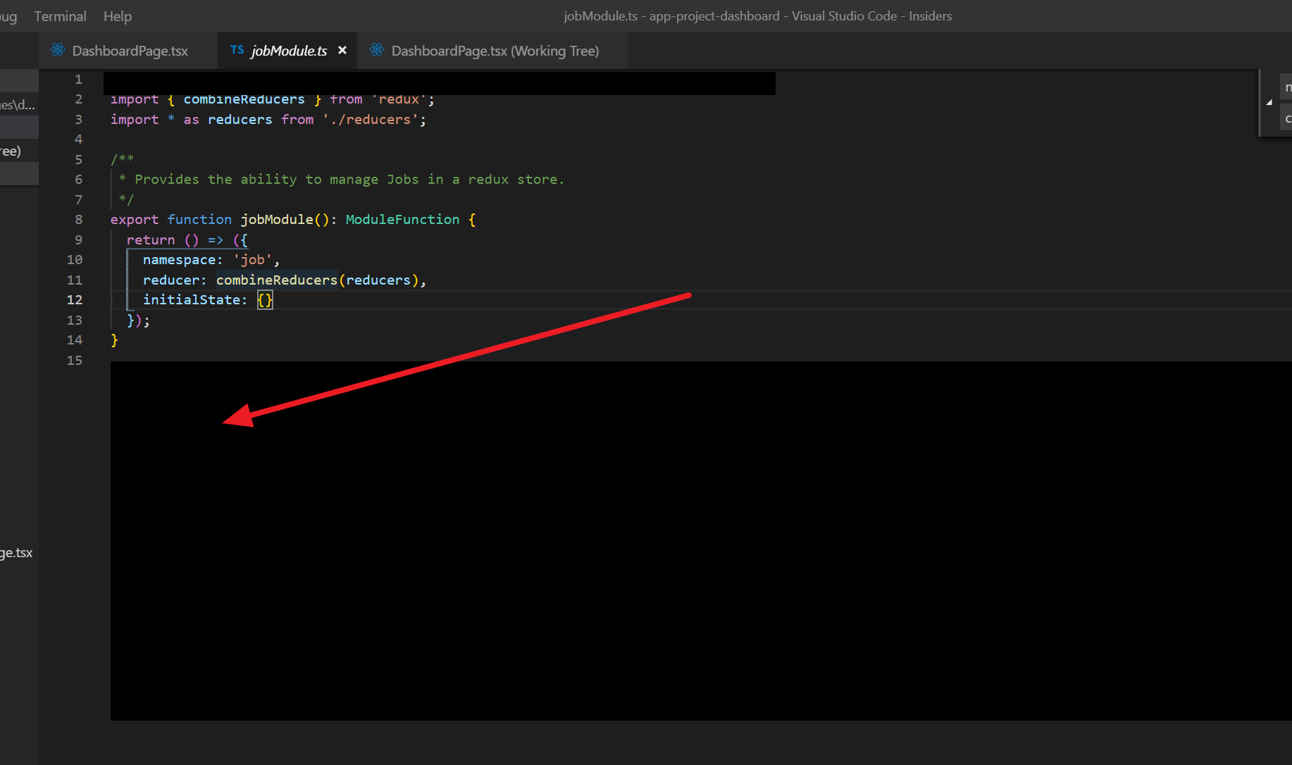 Section Below Code Displaying Black Space or a Replica of Navigation ...