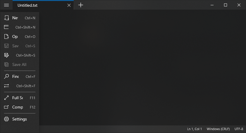 [Bug] Top left menu has wrong width first time it is opened · Issue #213 · 0x7c13/Notepads · GitHub
