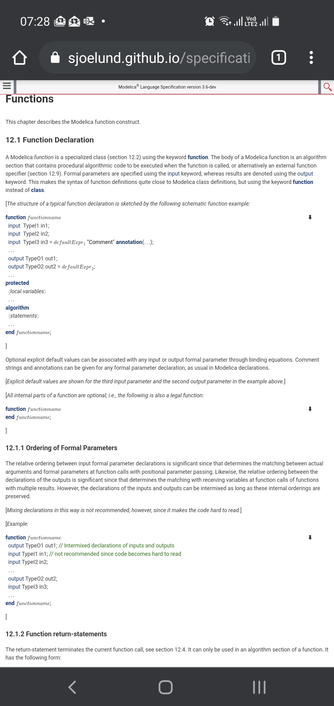 Usability/formatting issues with generated HTML spec · Issue #2825 · modelica ...