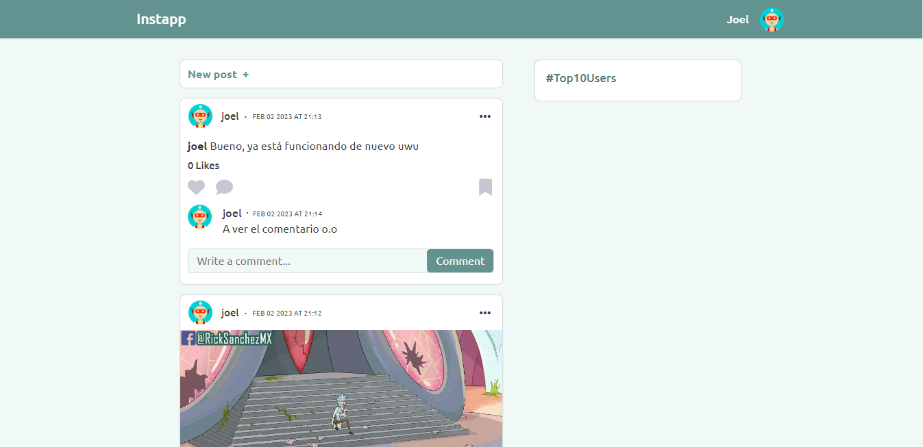 GitHub - joelvas/instapp: This web app allows you to share your pics with your friends and get ...