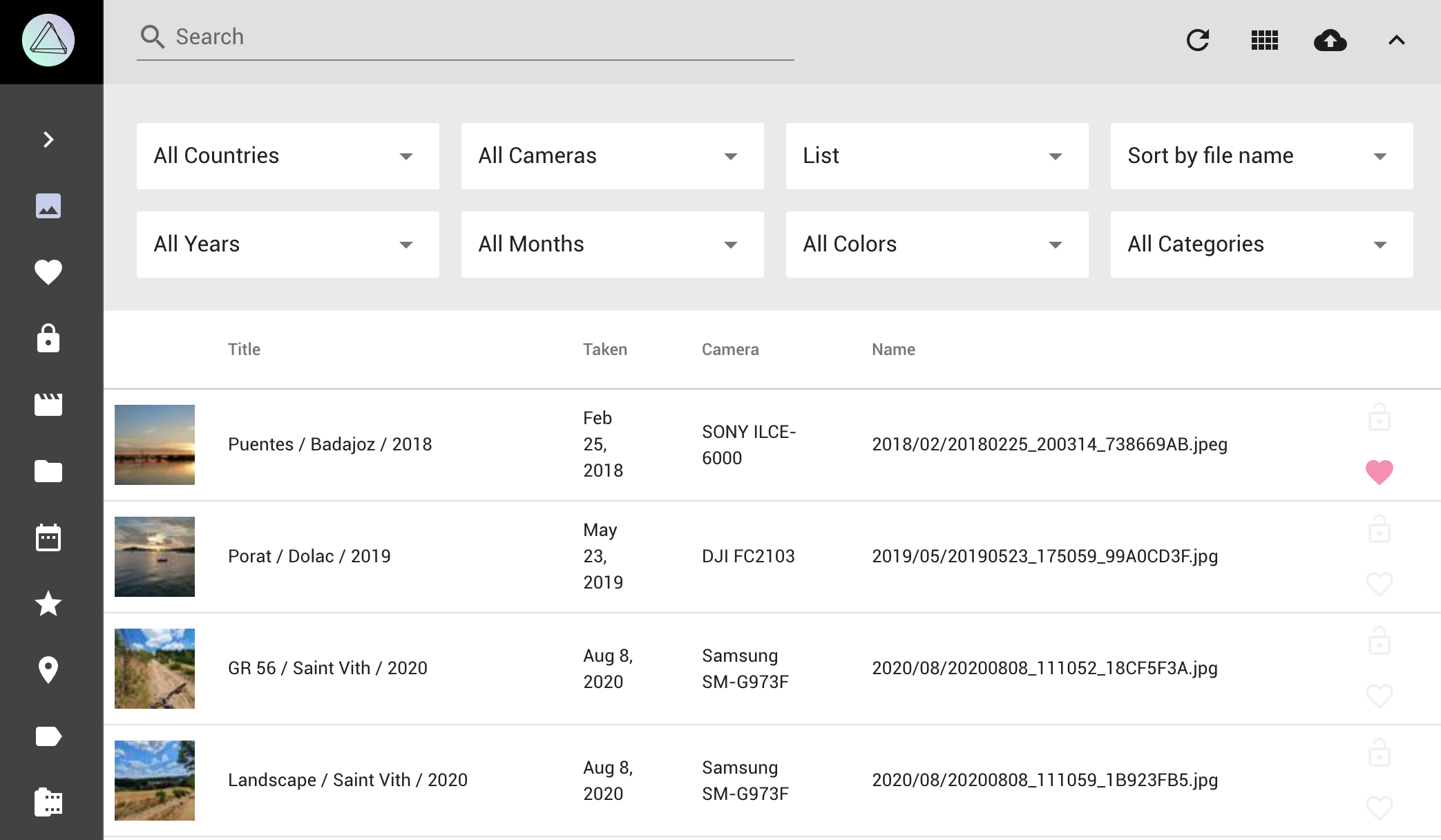 UX: Configure List View Columns · Issue #661 · photoprism/photoprism · GitHub