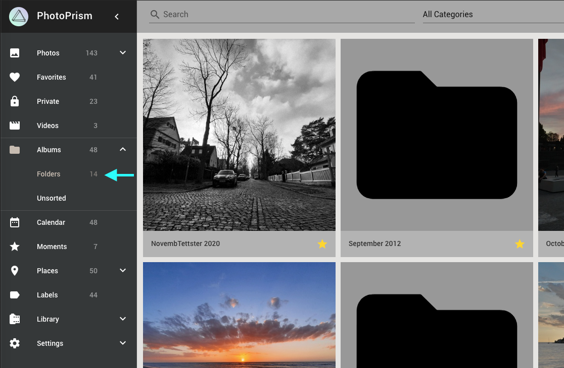 Updating a Folder Album · Issue #665 · photoprism/photoprism · GitHub