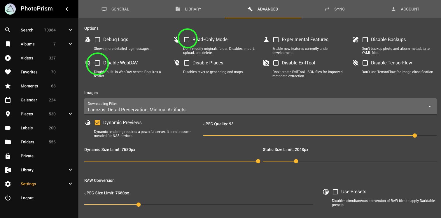 Photosync on Android cant connect using webdav · Issue #1228 · photoprism/photoprism · GitHub