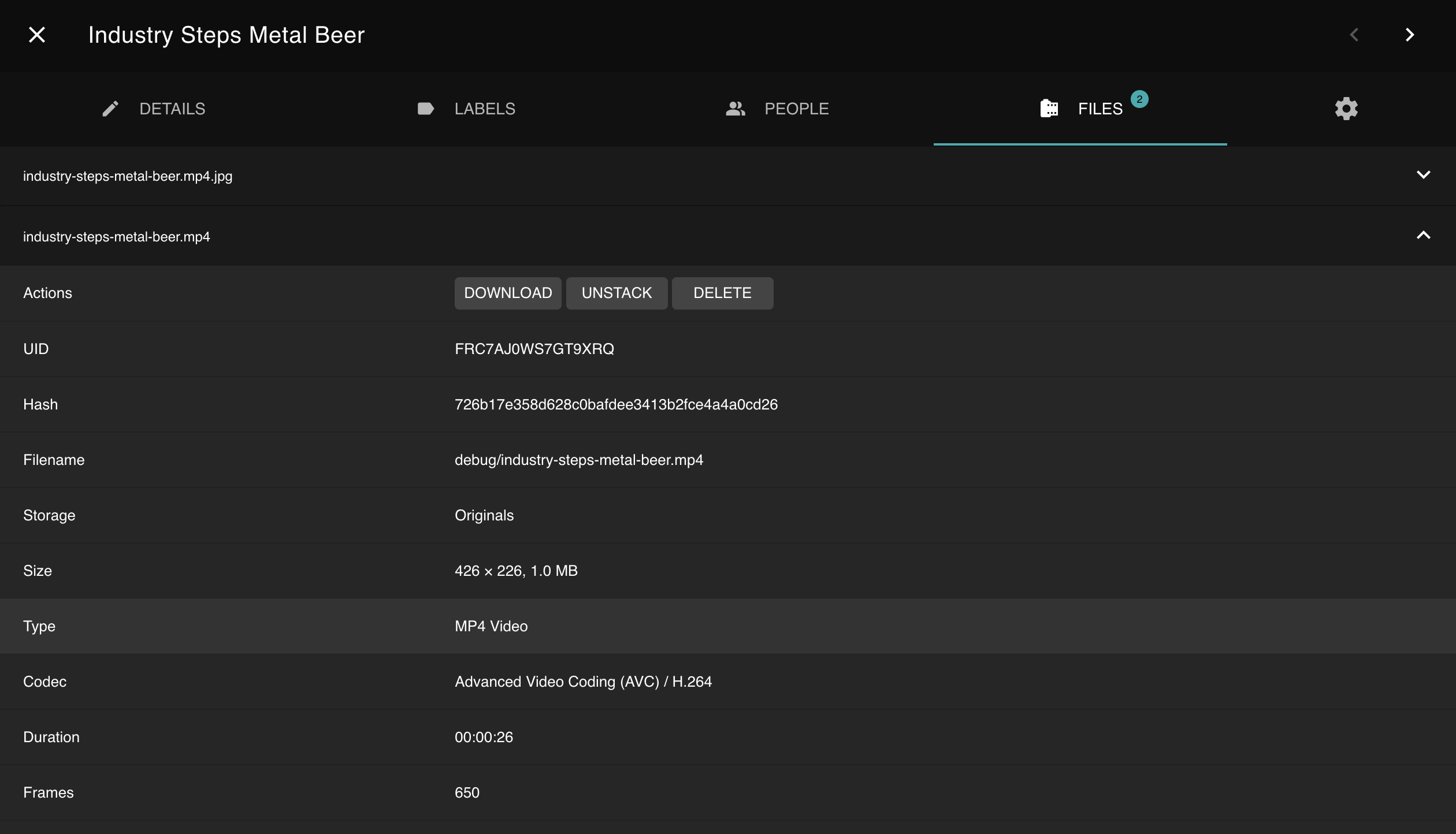 Stacking: Deleting a stacked file leads to inconsistent photo metadata ...