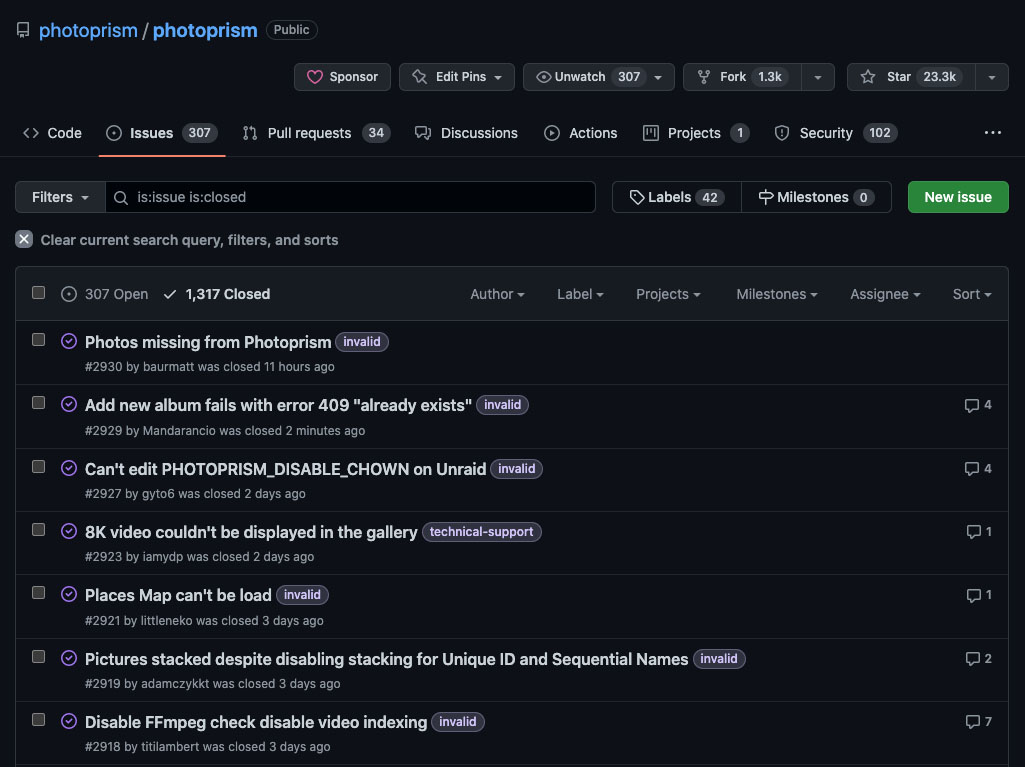 Please Dont Use Github Issues For Support Requests ⚠️ · Photoprism 2050