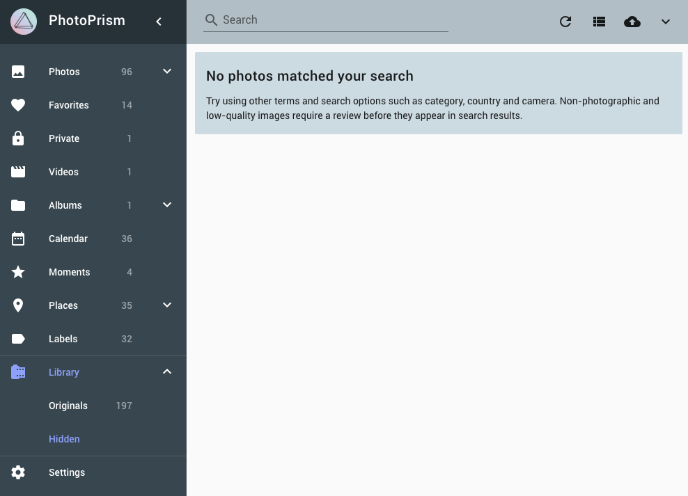 Photos Missing from "Photos" section · Issue #366 · photoprism/photoprism · GitHub