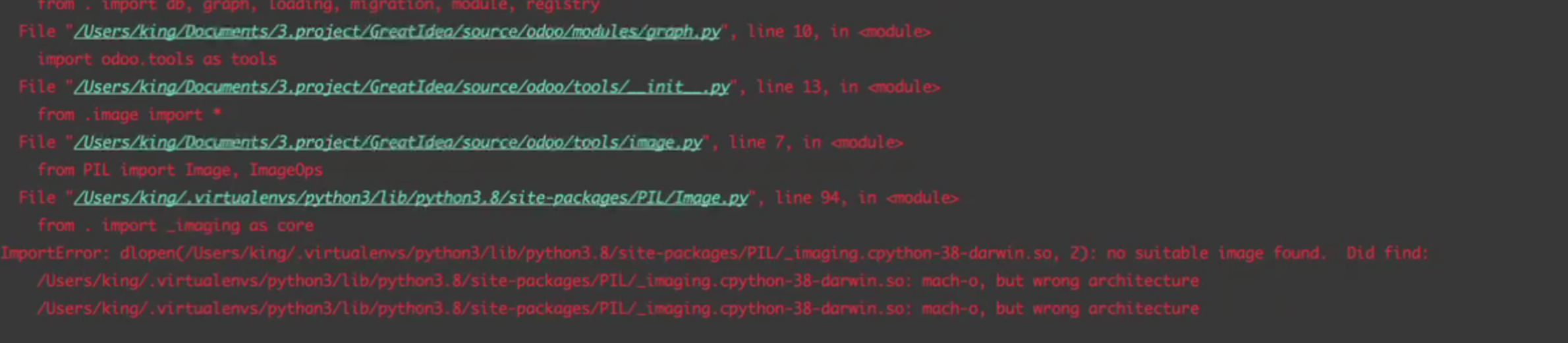 Mac M1 Pycharm use PIL · Issue #5449 · python-pillow/Pillow · GitHub