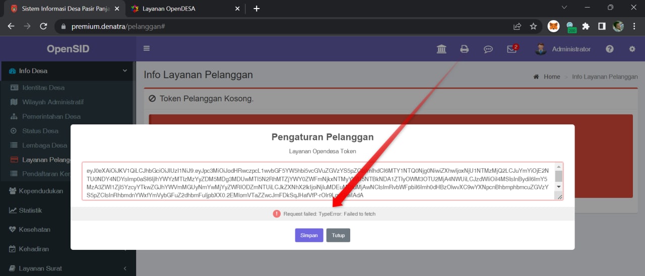 Permintaan fitur: sesuaikan notif untuk kondusi token langganan sudah berakhir. · Issue #5909 ...
