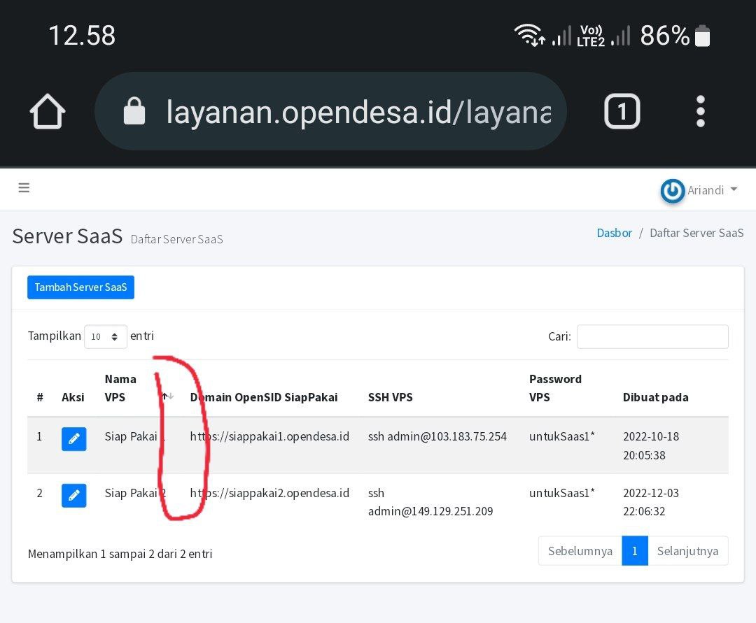 Tambahkan kolom jumlah pengguna server OpenSID SiapPakai · Issue #229 · OpenSID/wiki-layanan ...