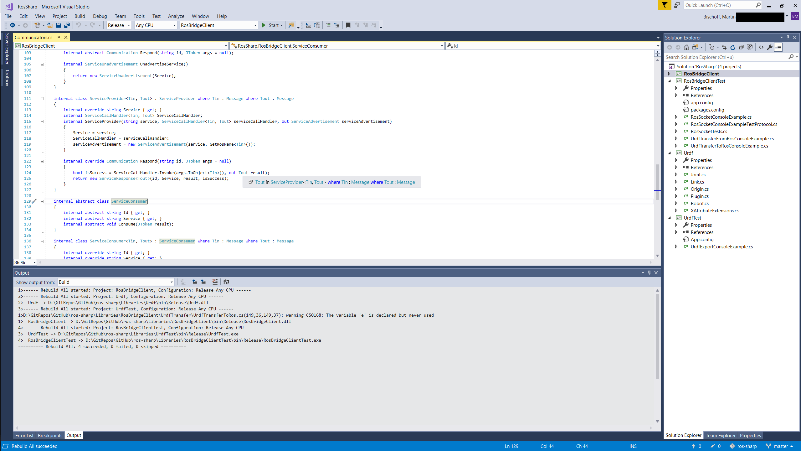Building the ros-sharp Libraries · Issue #132 · siemens/ros-sharp · GitHub