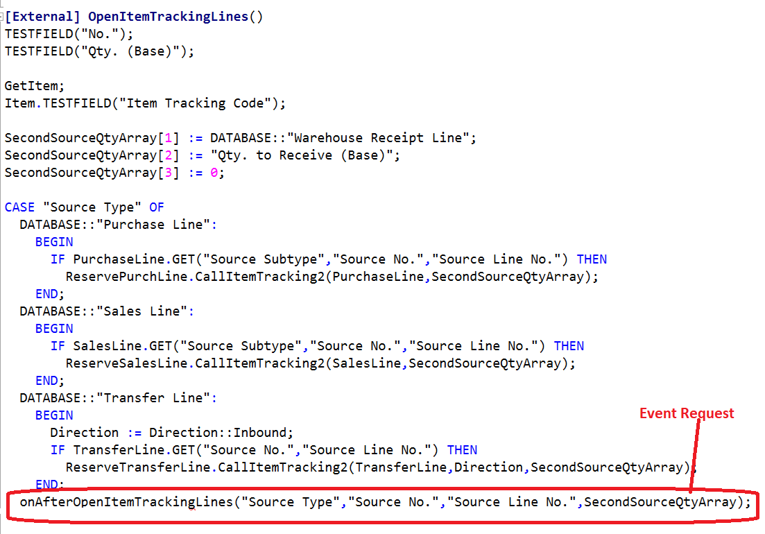 New Event request in Table 7317 · Issue #1427 · microsoft/AL · GitHub