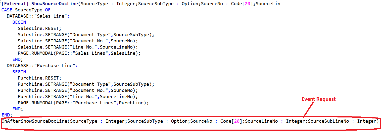 New Event request in CodeUnit 7302 · Issue #1470 · microsoft/AL · GitHub