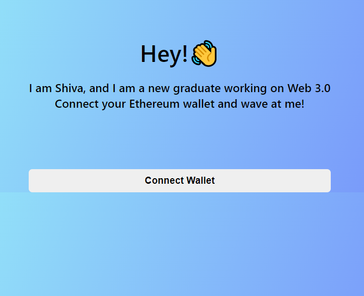GitHub - ShivaShanmuganathan/wave-portal: Simple Wave Portal Dapp