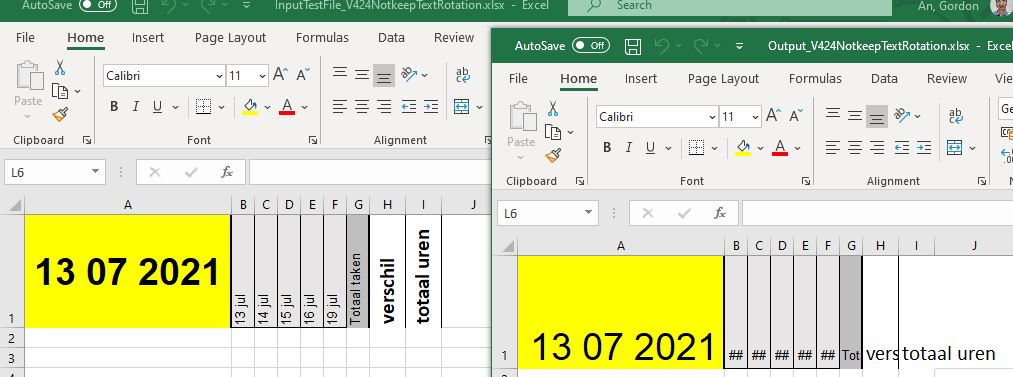 Version 4.2.4 cause text rotation formating lost on saving workbook. · Issue #228 · ycphs ...