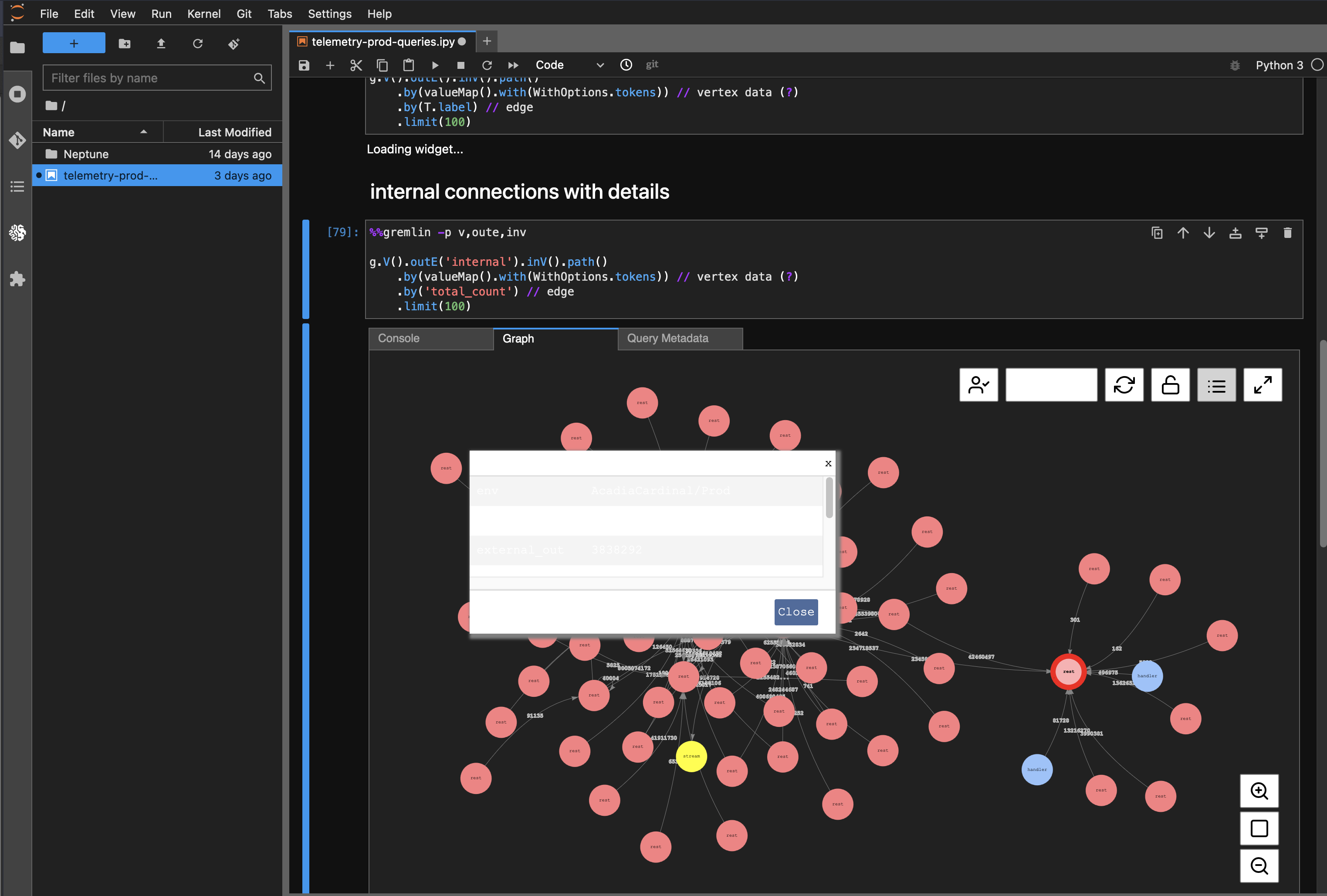 Bug Graph Notebook Details Not Visible While In Dark Mode · Issue