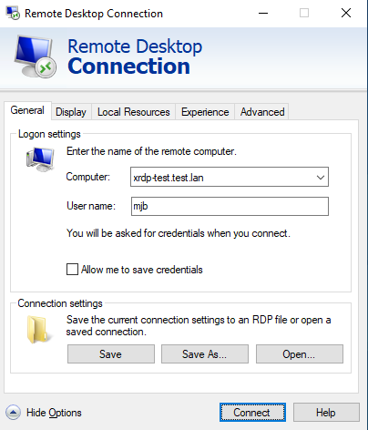 Automatic login and RDP username and password passthrough · Issue #1524 · neutrinolabs/xrdp · GitHub