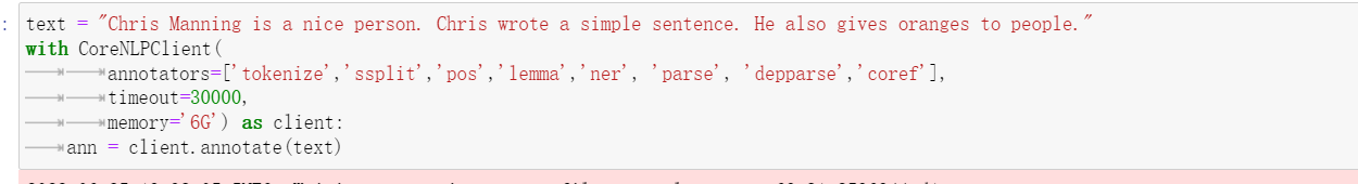 FileNotFoundError: When trying to run CoreNLP, a FileNotFoundError occurred, which frequently ...