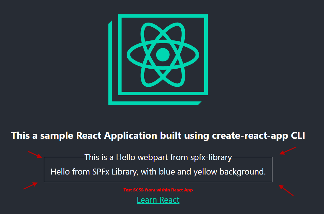 CSS from React component (from SPfx library project) is not getting ...