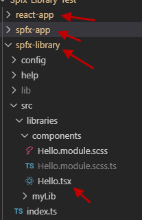 Compiled SCSS file (from SPFx library component) is not getting applied when the React component ...