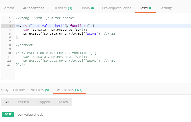 Bug On Tests · Issue 7845 · Postmanlabs Postman App Support · Github