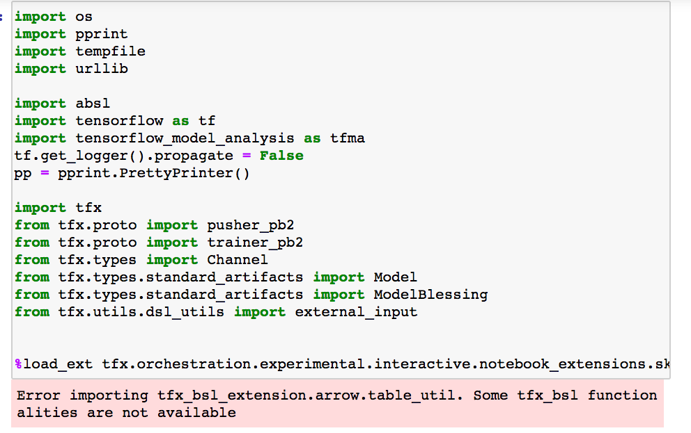 dlopen- Symbol not found: ____chkstk_darwin error · Issue #1531 · tensorflow/tfx · GitHub