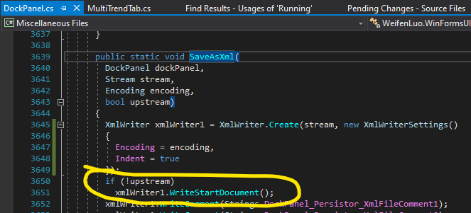 DockPanel.SaveAsXml with upstream: true inserts XML declaration · Issue #618 · dockpanelsuite ...