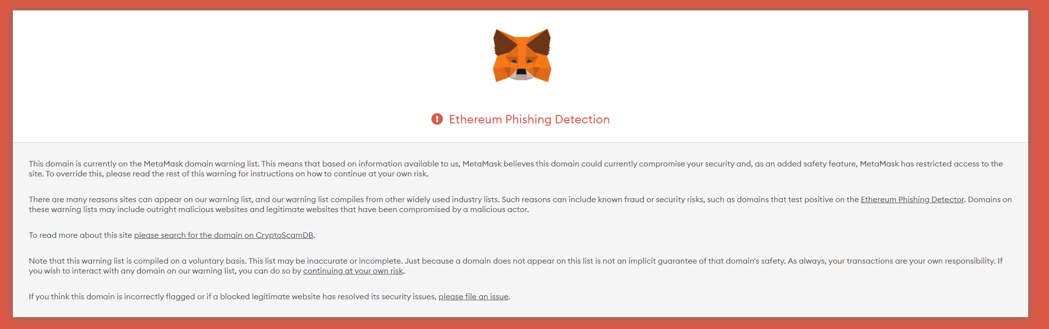PnacakeSwap is on the phishing list? · Issue #4795 · MetaMask/eth-phishing-detect · GitHub
