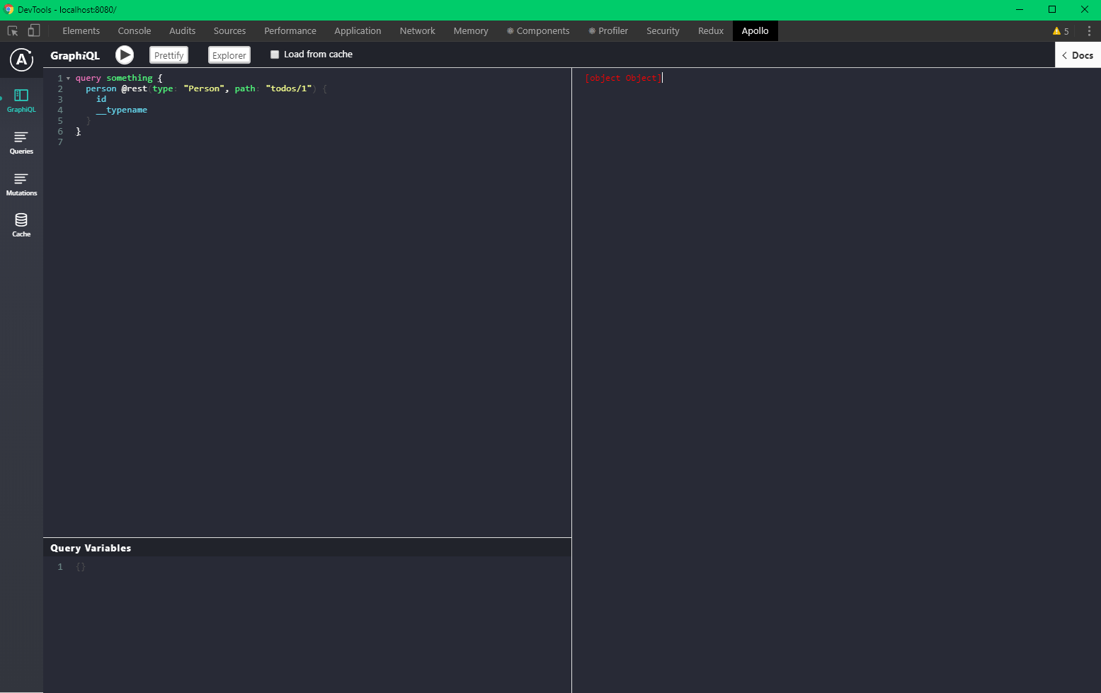 Devtools graphiql does not execute queries · Issue #245 · apollographql/apollo-client-devtools ...