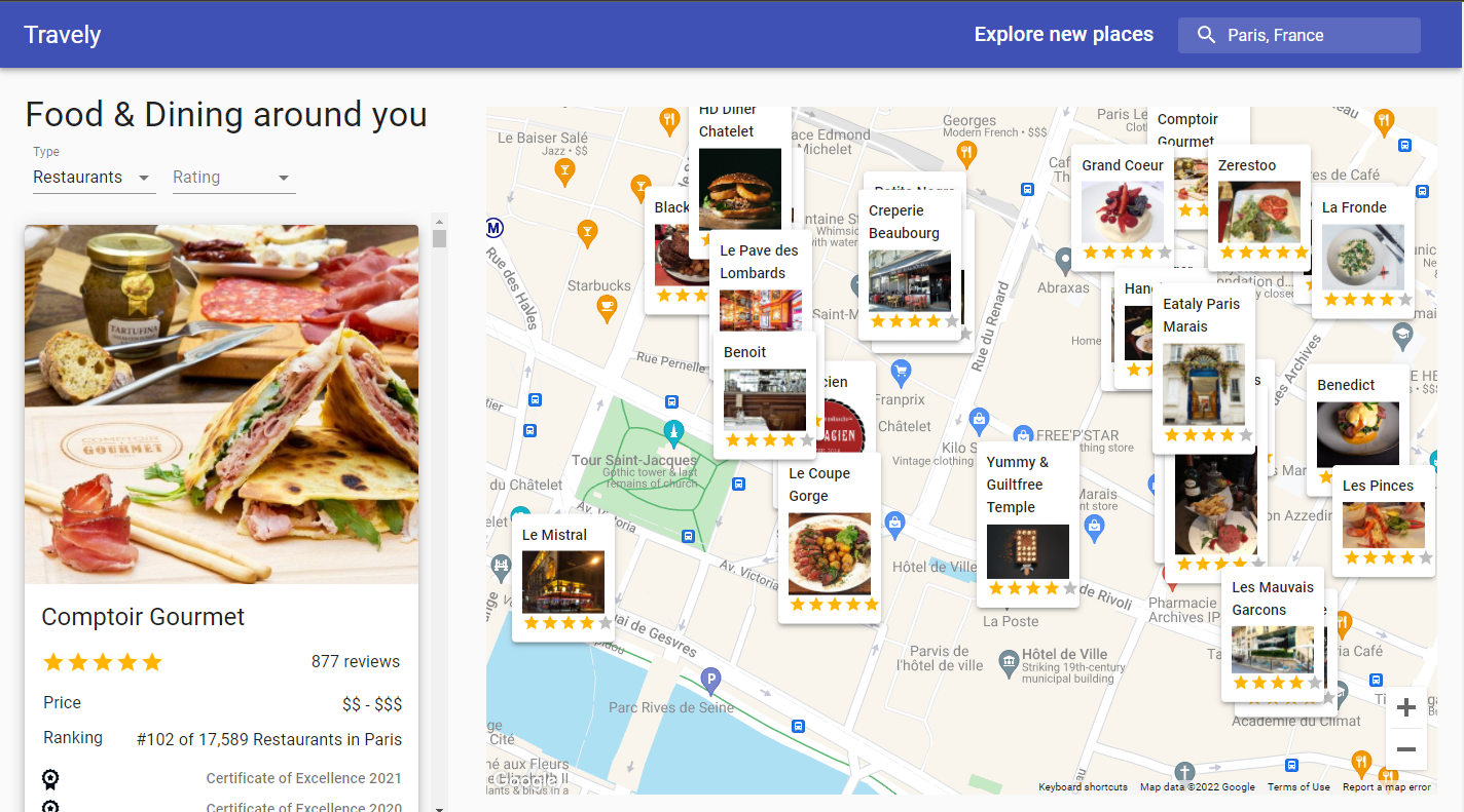 GitHub - idkan/Travely: Travel Advisor App with Google Maps API ...