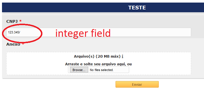 Validation error for integer field · Issue #1449 · pluginsGLPI/formcreator · GitHub
