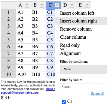 Altering columns does not update filters attached to columns. · Issue ...