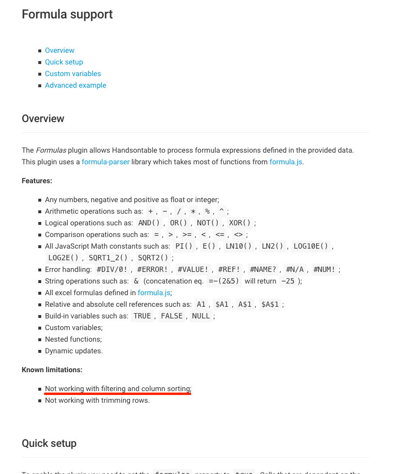 [9.0.0] Filters don't work while HyperFormula is enabled as new formulas engine · Issue #8049 ...
